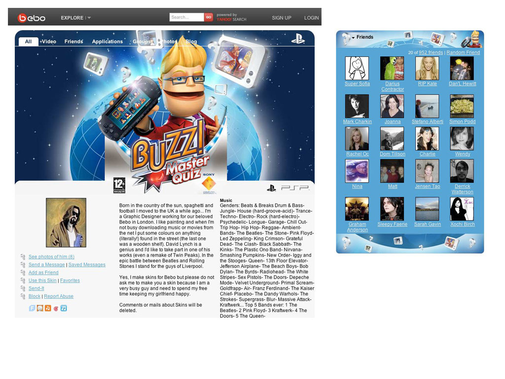 Eagrapho » PSP Games and Accessories – Bebo Profile Skins